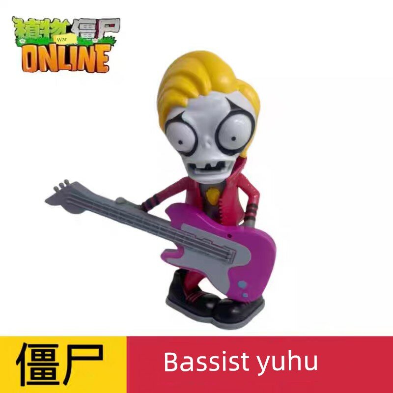 Игрушка-бас-гитарист Зомби из Plants vs. Zombies, интерактивный игровой набор для детей, премиальный дизайн, съемная
