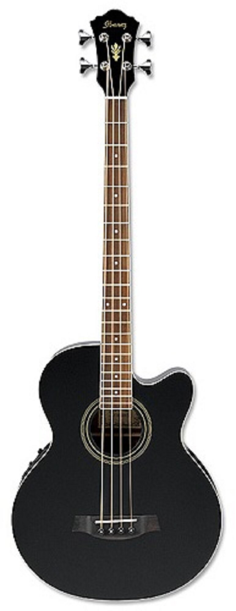 IBANEZ AEB8E Black электроакустическая бас-гитара, со звукоснимателем