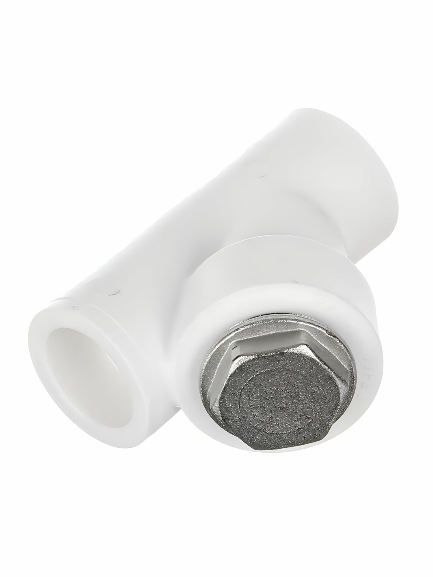 Фильтр полипропилен, d40 мм, 45 °, внутренняя/внутренняя, белый, Valfex