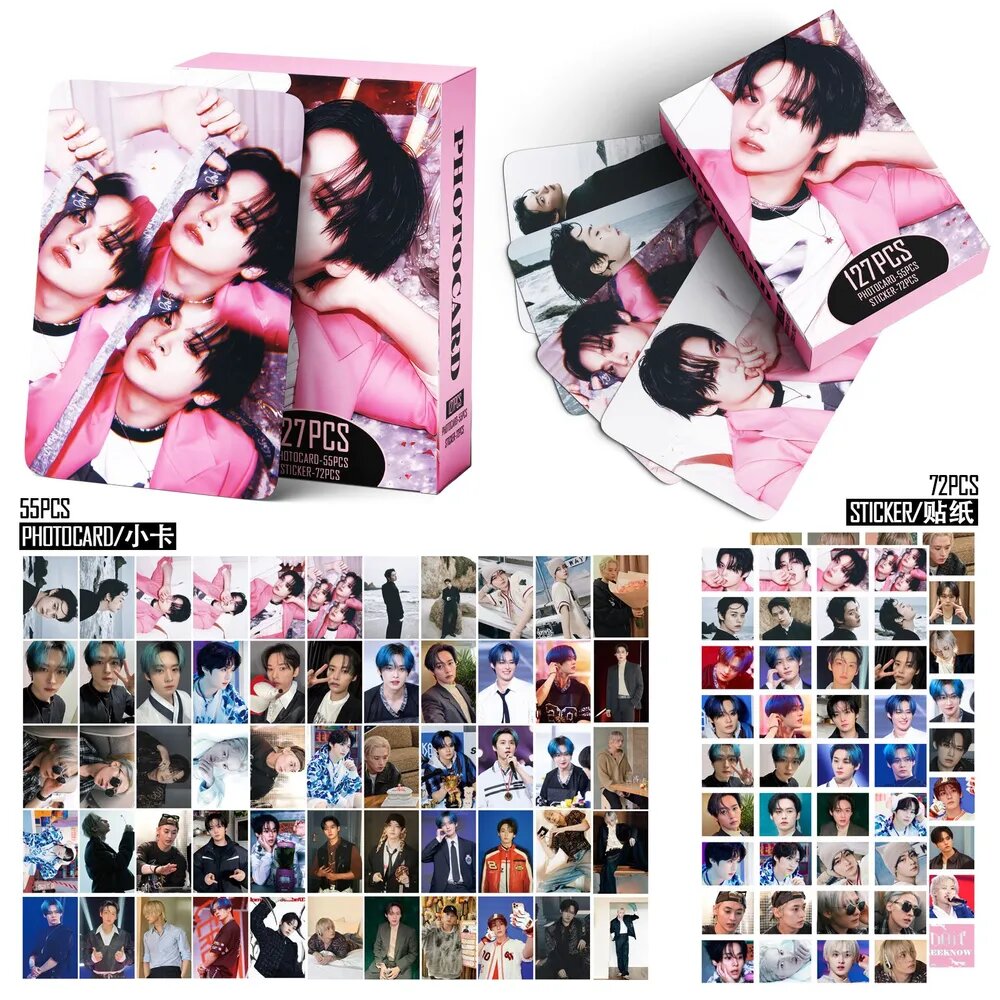 KPOP 127шт/коробка Stray Kids Solo Lee Know Фотокарточки DO IT Коллекционная карточка