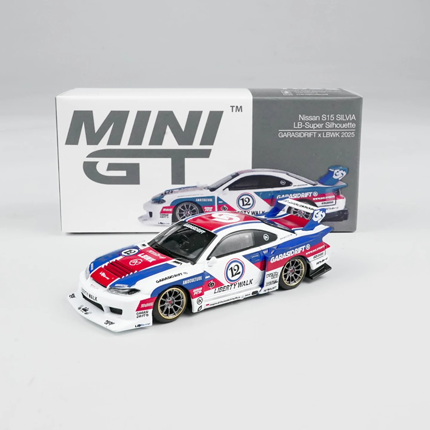TSM Nissan S15 Silvia LB Super Silhouette 1:64 Белый