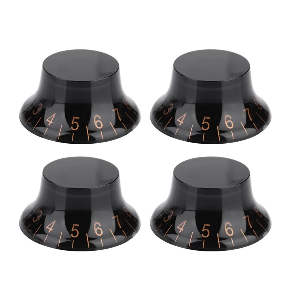 Ручки для гитары 4 шт, Black-Gold
