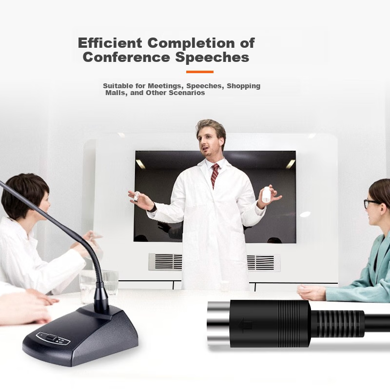 Yeren 8-контактный 8-жильный микрофонный кабель Male to Male 3 метра для конференц-связи Длина：3