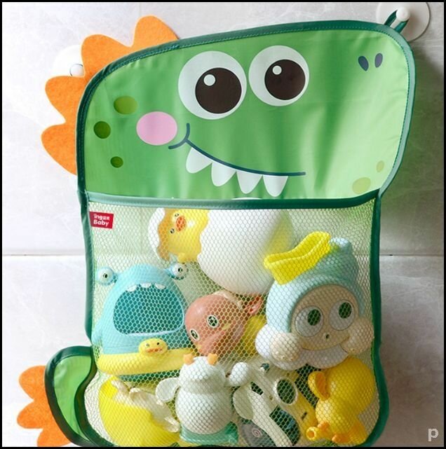 Сетка для хранения игрушек в ванной(зеленый)