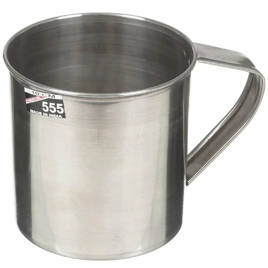 Кружка из нержавеющей стали 1.5 литра, большая, для посудомоечной машины, 107-199, Индия