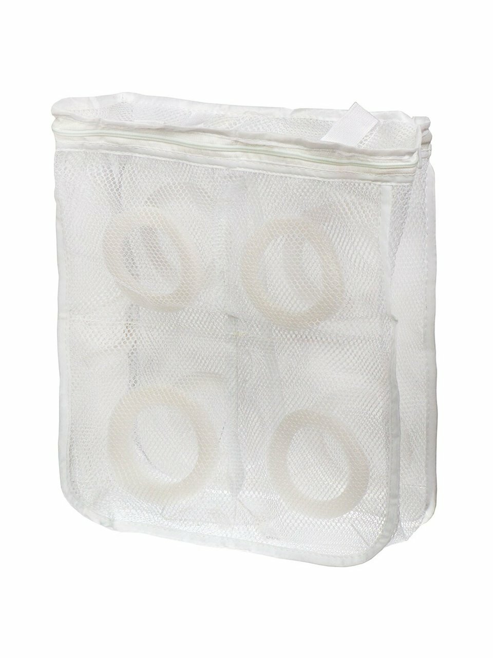 Мешок для стирки 32х30 см с молнией, сетка, Китай, T2022-7114