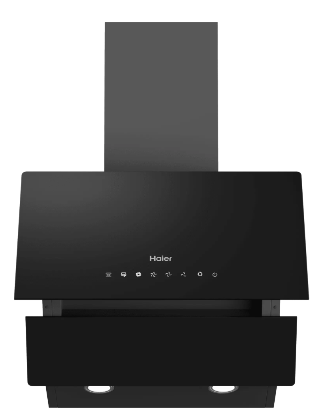 Вытяжка Haier HVY-W672GBH, сенсорное управление, 3 скорости, черная
