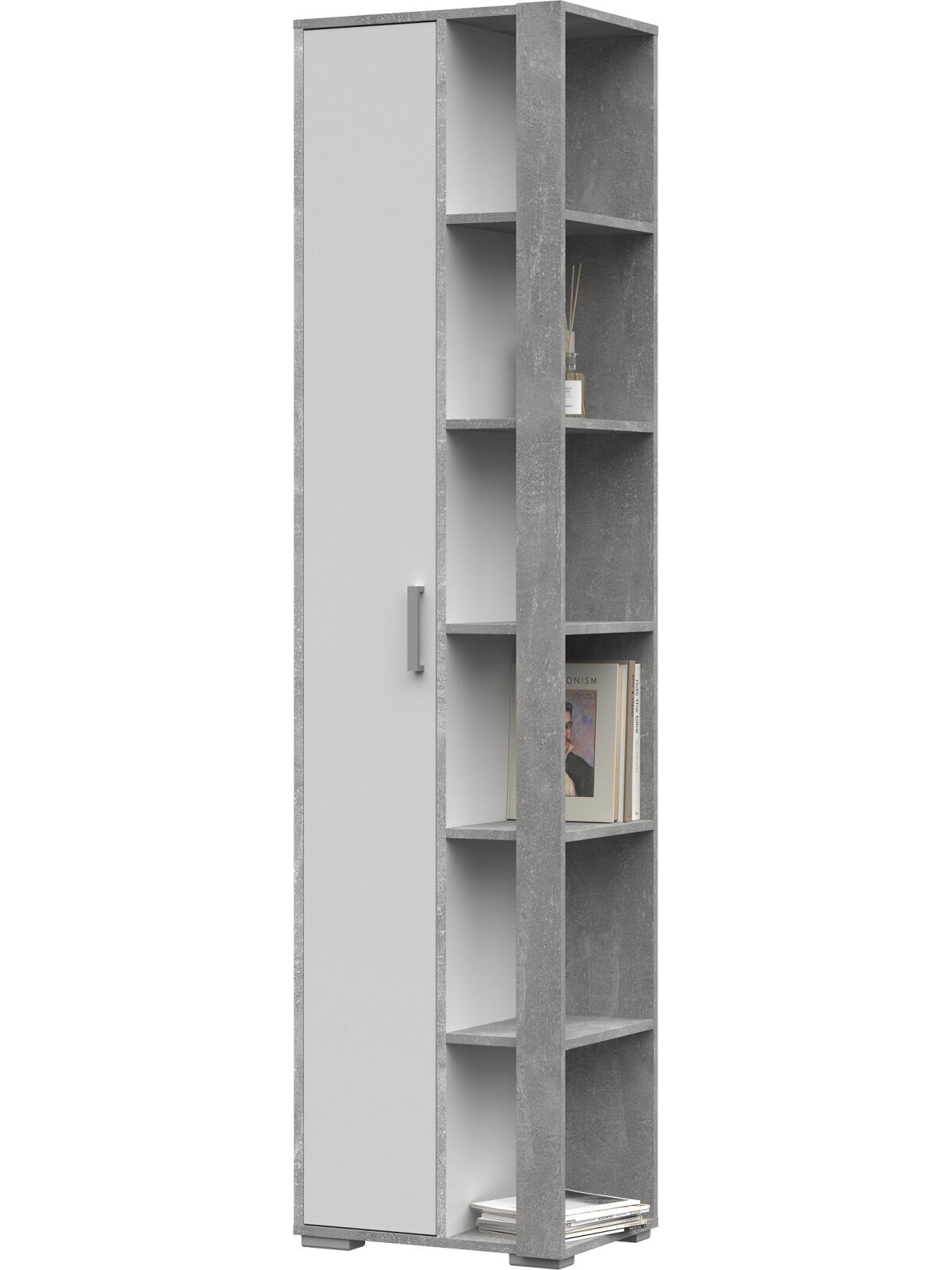 Пенал с полками "Денвер ПН-03" Huge Mebel. Ширина 500 Высота 2020. Пеналы