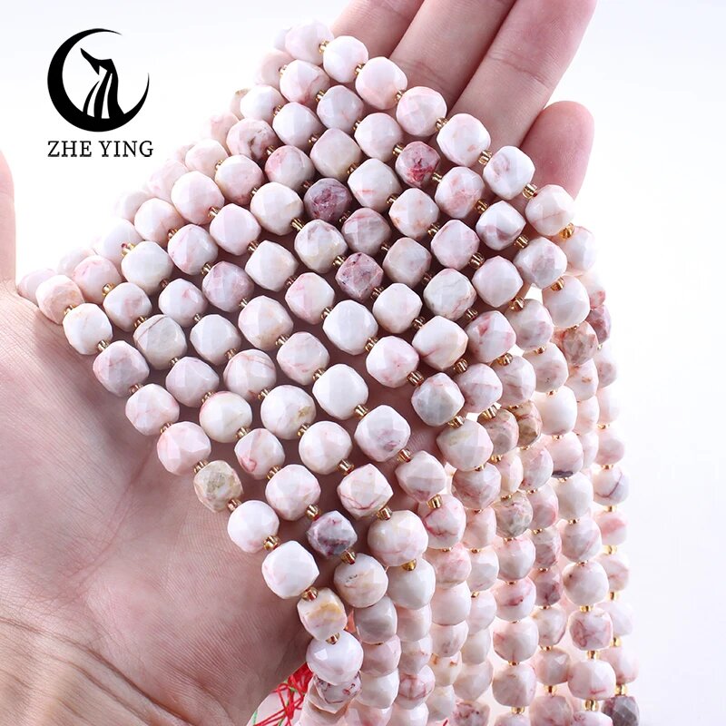Zhe Ying бусины из розового камня 8,5-9 мм, Цвет: 12Cinnbar