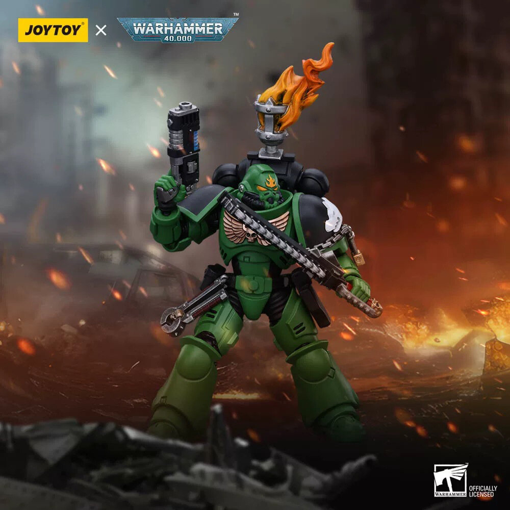 JOYTOY Dark Source Warhammer Salamander Captain Arbiter Eradicator Trio 1:18 подвижный манекен солдата для игры