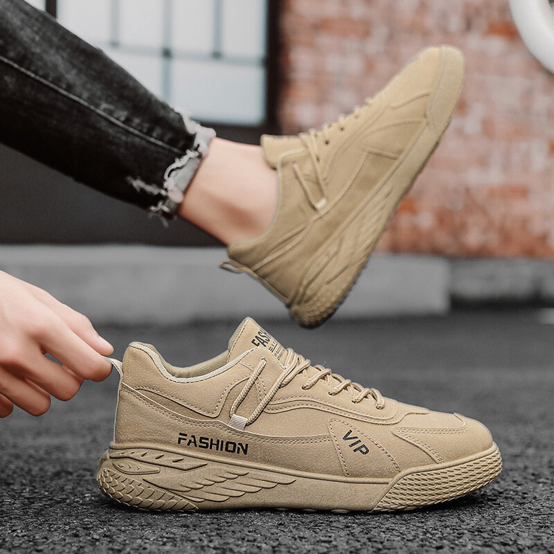 LUO Обувь мужская Осенняя для мужчин Белая доска обувь премиум/Khaki