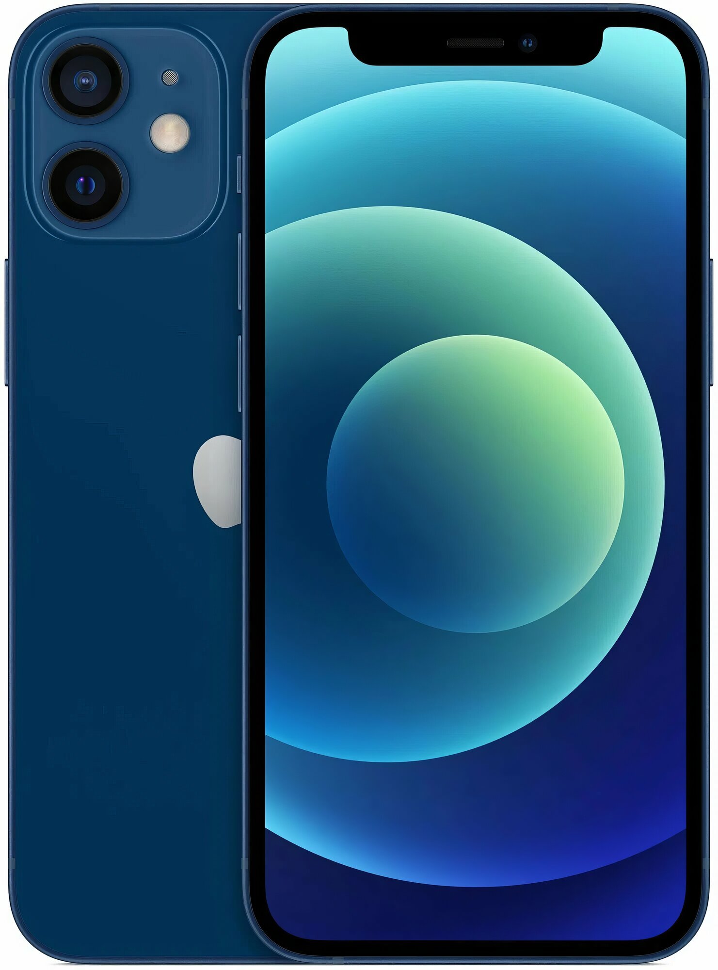 Смартфон Apple iPhone 12, 4ГБ/64ГБ, 5G, Dual nano-SIM, Голубой/Pacific Blue