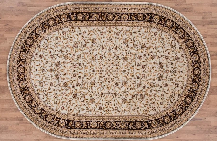 Ковер Floare-Carpet на пол в гостиную, спальню, детскую 2x4 м, натуральный, шерстяной, современный дизайн
