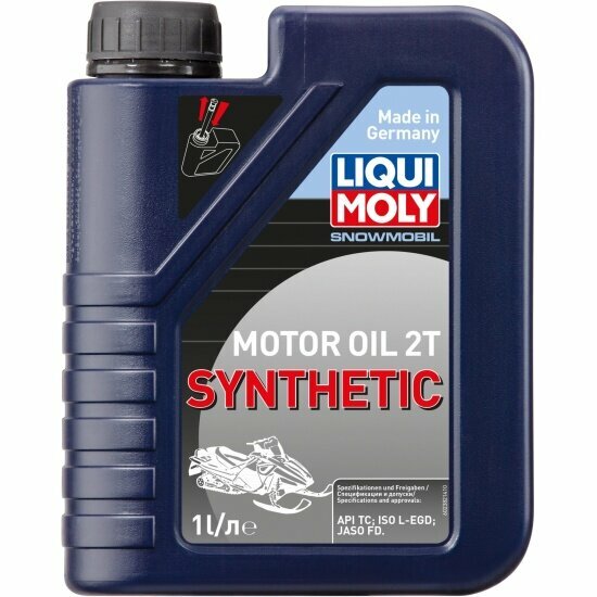 Моторное масло Liqui Moly для снегоходов Snowmobil Motoroil 2T Synthetic L-EGD 1 л