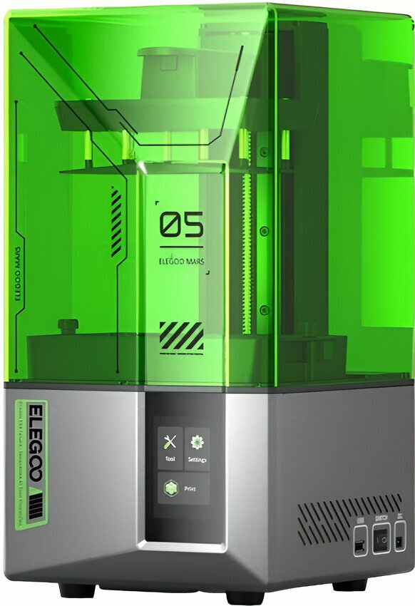3D-Принтер Elegoo Mars, LCD, DLP, SLA, 1 экструдер, Фотополимер