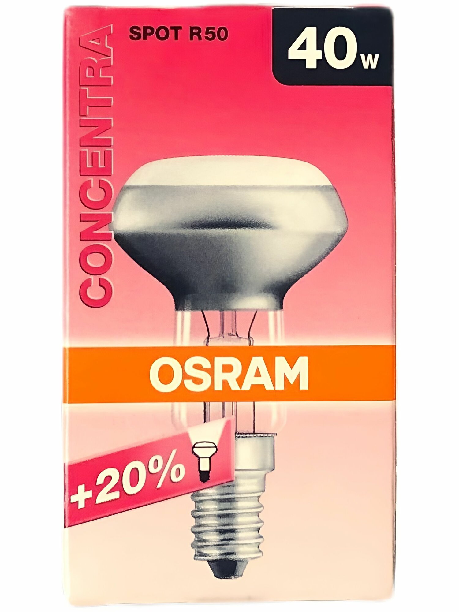 Лампа накаливания Osram Spot R50/40W Concentra Франция