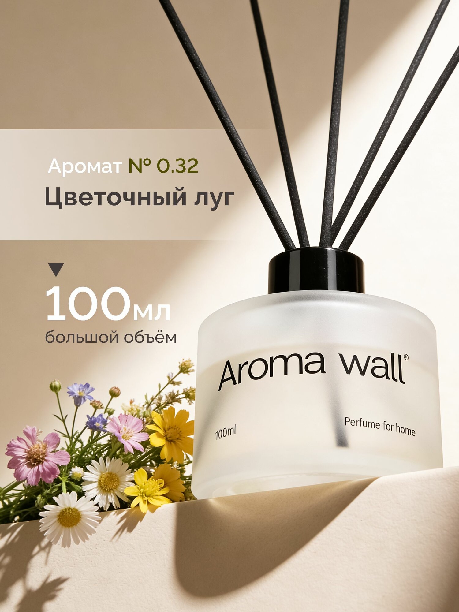 Ароматизатор для дома c ароматом Альпийский луг, диффузор для дома, парфюм Aroma wall - N.032