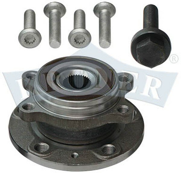 Ступица в сборе передняя KRONER K151238 Audi A3 03-, Vw Passat 05- D=136.5 с ABS и подшипником