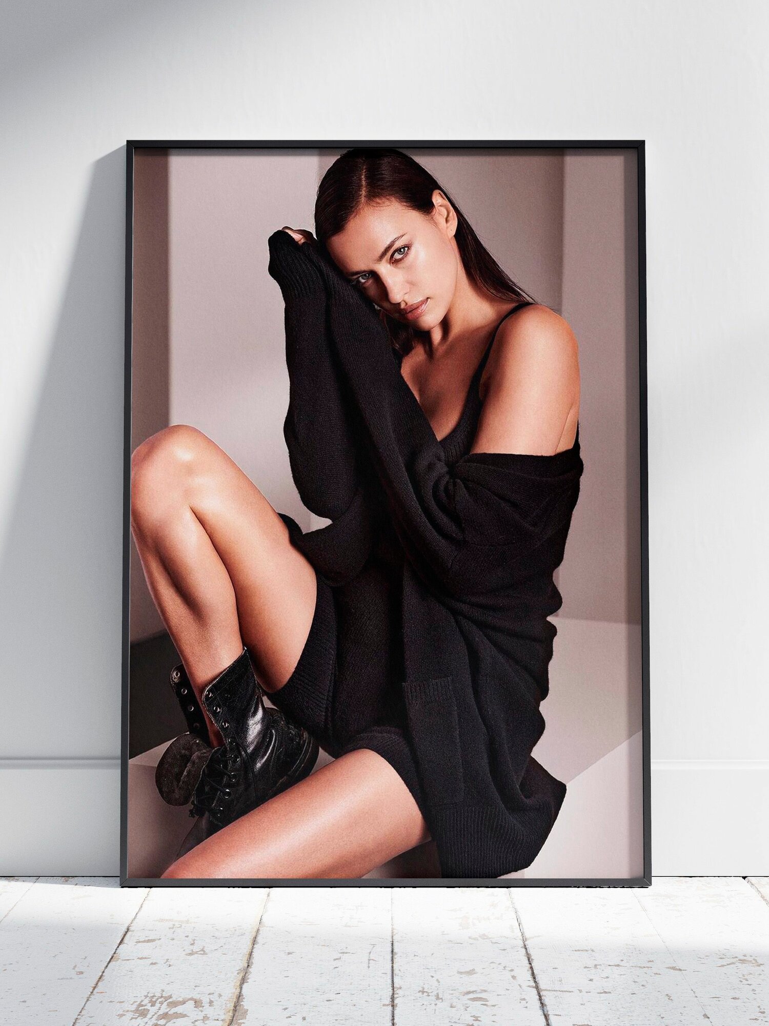 Плакат на стену для интерьера Ирина Шейк (Irina Shayk 6) - Постер по модели, бренду и моде формата A4 (21x30 см)