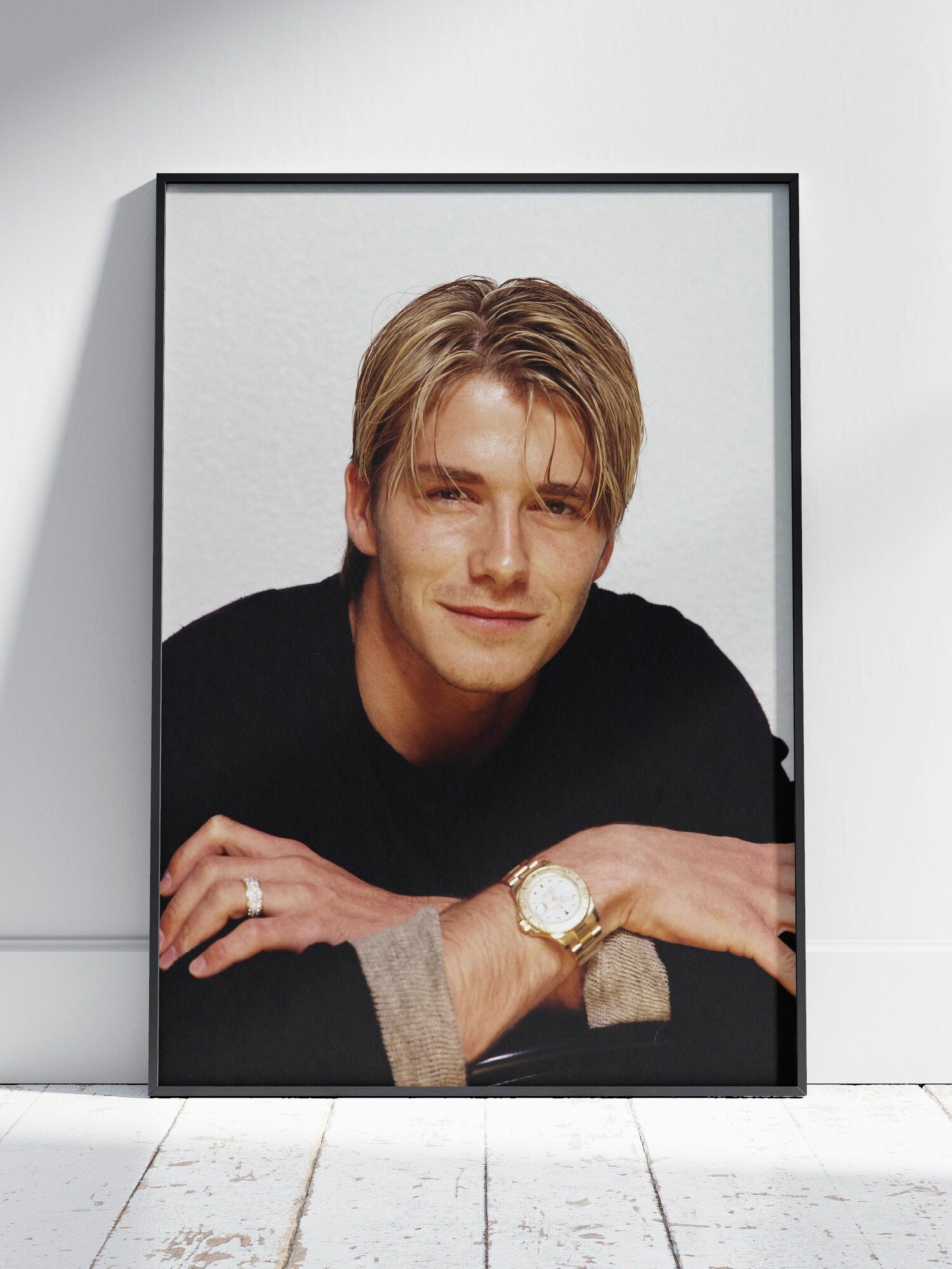 Плакат на стену для интерьера Дэвид Бекхэм (David Beckham 8) - Постер по актеру фильма, кино, сериала формата A4 (21x30 см)
