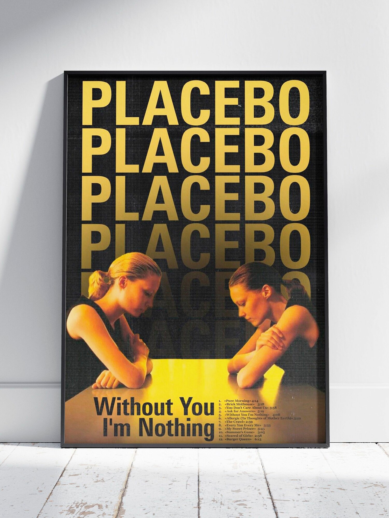 Плакат на стену для интерьера Плацебо (Placebo 25) - Постер по музыке и артисту формата A4 (21x30 см)