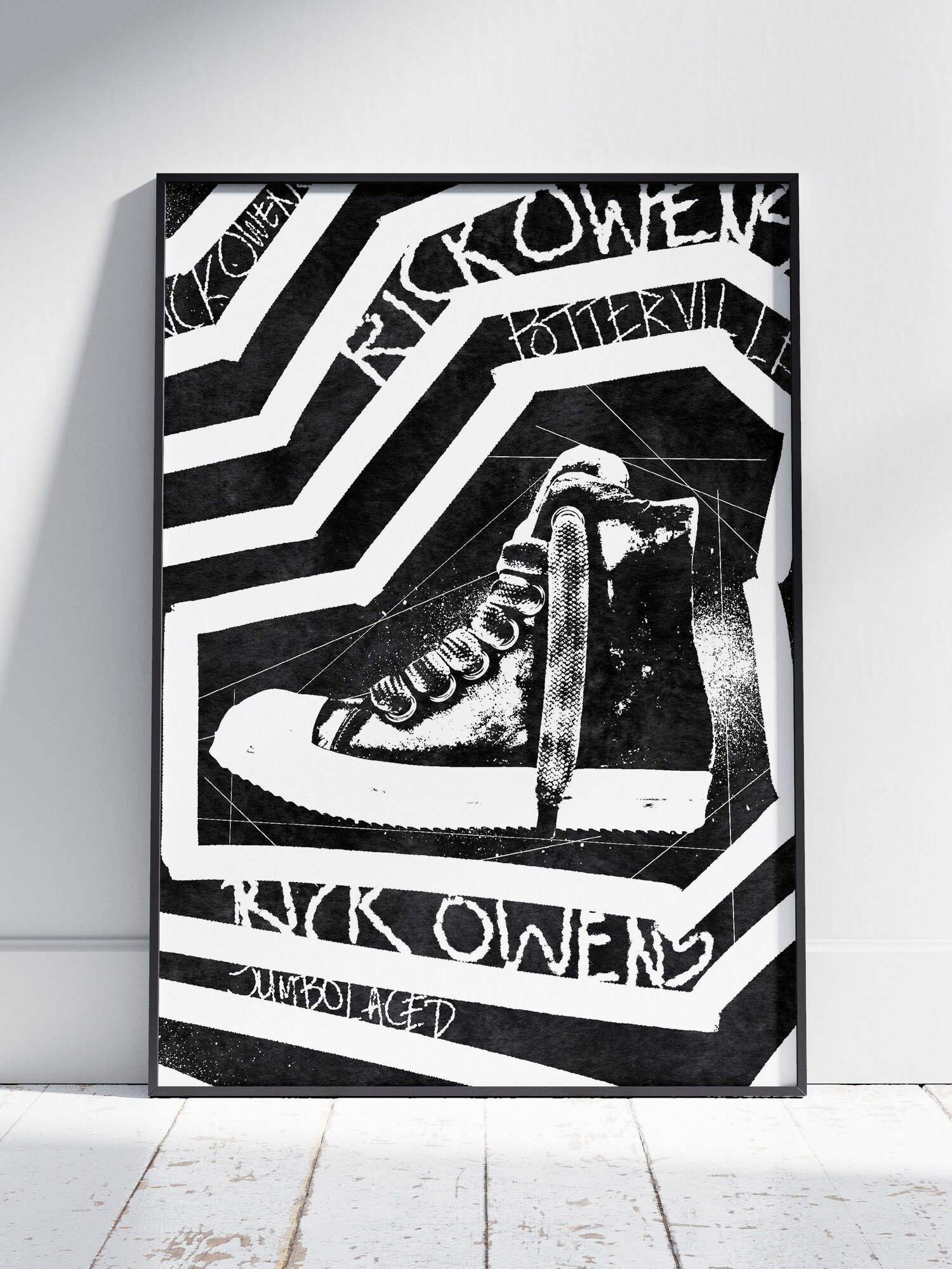 Плакат на стену для интерьера Рик Овенс (Rick Owens 1) - Постер по модели, бренду и моде формата A4 (21x30 см)