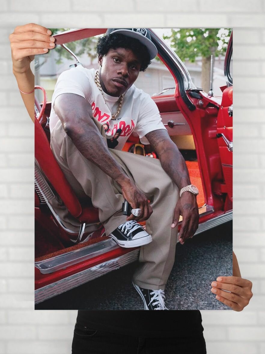 Плакат на стену для интерьера Да Бейби (DaBaby 27) - Постер по музыке и артисту формата A1 (61x84 см)