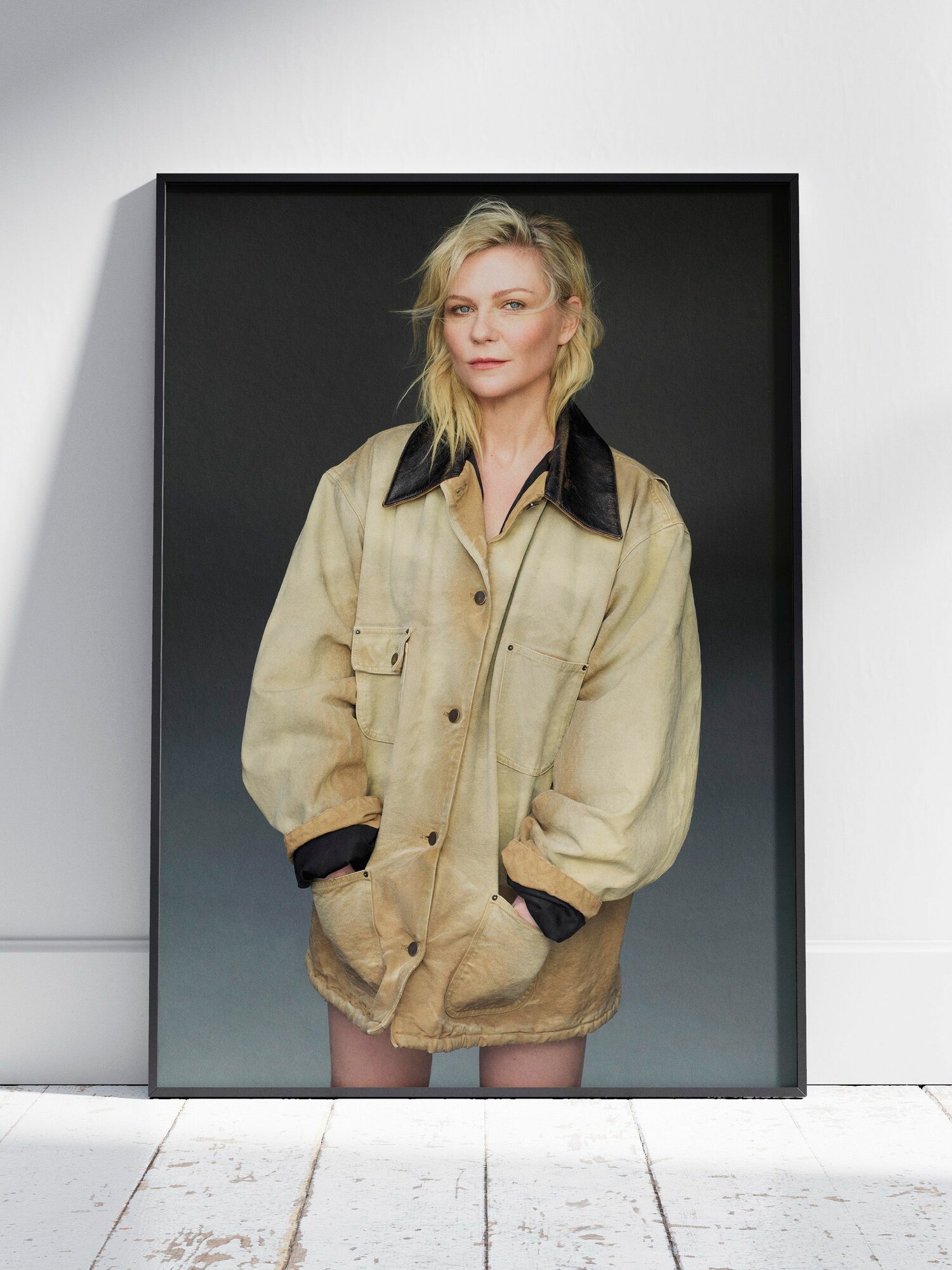 Плакат на стену для интерьера Кирстен Данст (Kirsten Dunst 42) - Постер по актеру фильма, кино, сериала формата A4 (21x30 см)