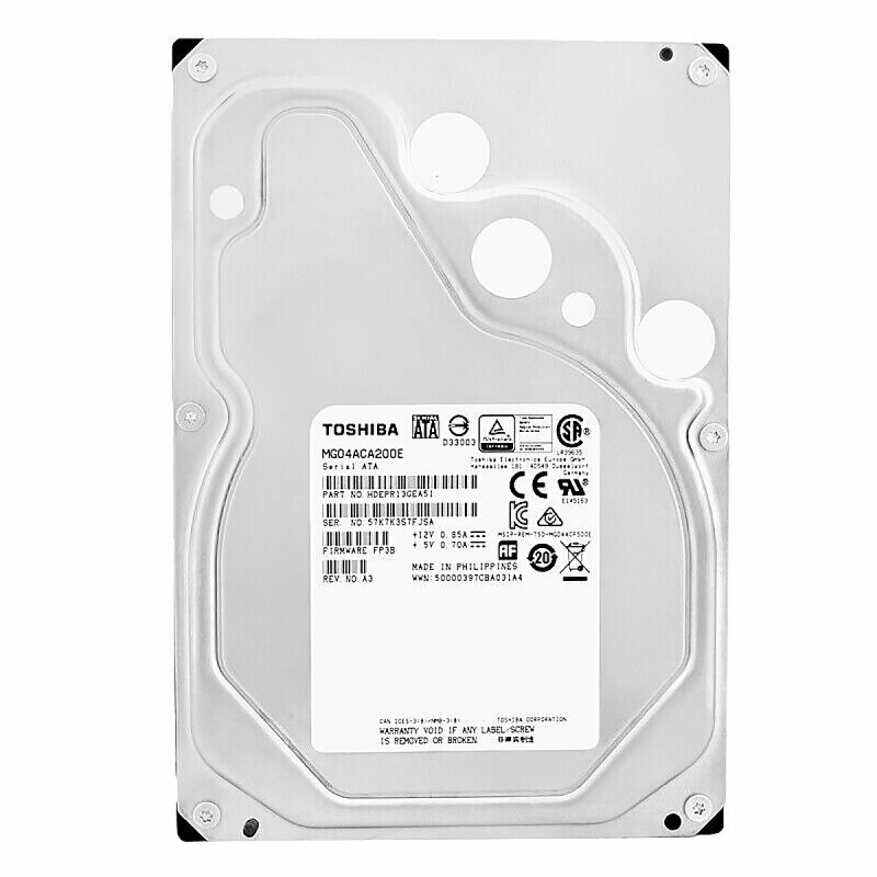 Жесткий диск Toshiba MG04ACA200E 2Tb 7200 SATAIII 3,5" HDD
