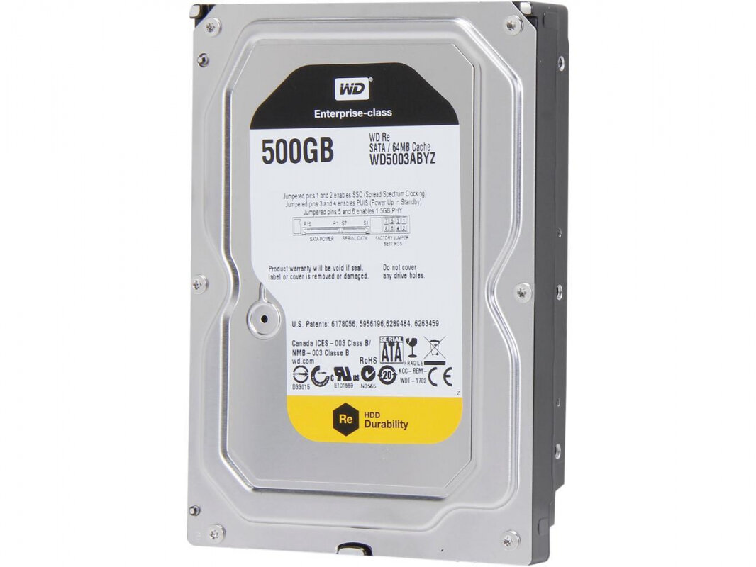 Жесткий диск Western Digital WD5003ABYZ 500Gb SATAIII 3,5" HDD