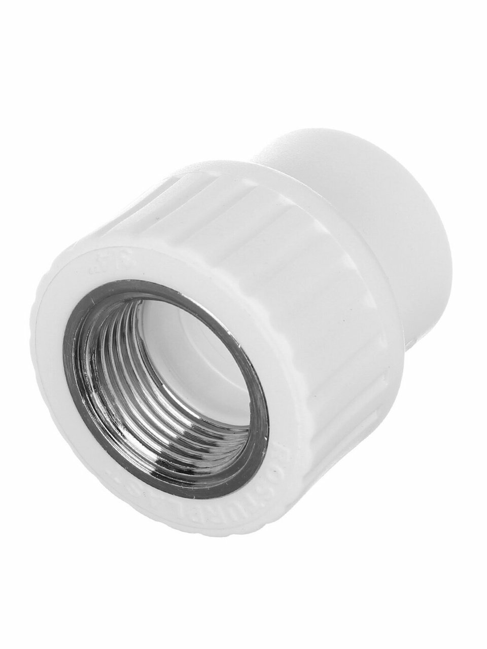 Муфта комбинированная Valfex полипропиленовая d25х3/4 дюйма с внутренней резьбой для систем отопления и водоснабжения