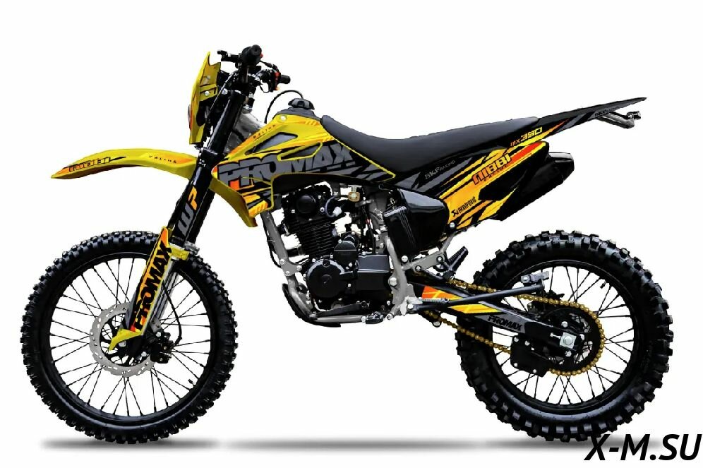 Кроссовый Эндуро мотоцикл PROMAX MX350 YELLOW BLACK