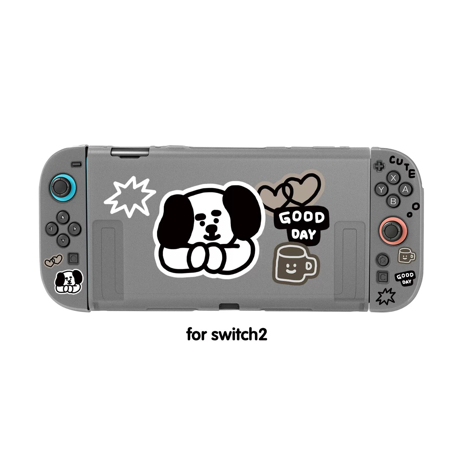 Корпус для Nintendo Switch 2-го поколения с дизайном кофейной собаки TPU