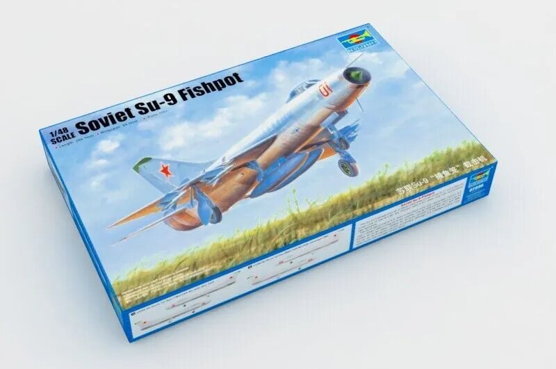Trumpeter 1/48 02896 Сухой Су-9 Fishpot Самолеты, сборная модель, 300 деталей