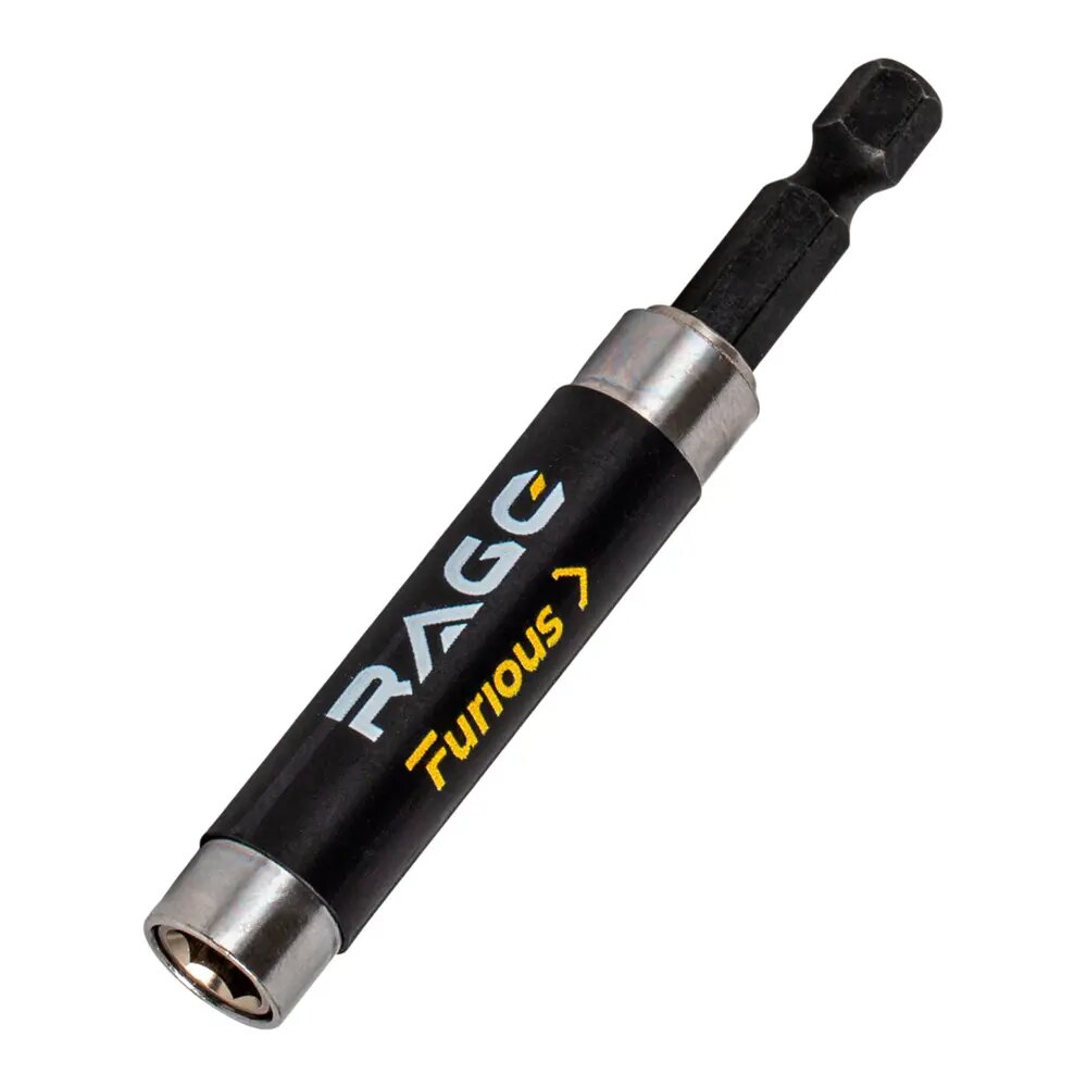 Держатель для бит Rage Furious 554380 1/4x1/4 дюйма 80 мм магнитный