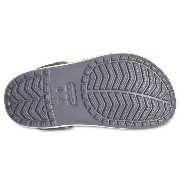 Crocs Сабо черно-серые, зеленый неон M11W13 для мужчин и женщин на лето из резины — фото 1