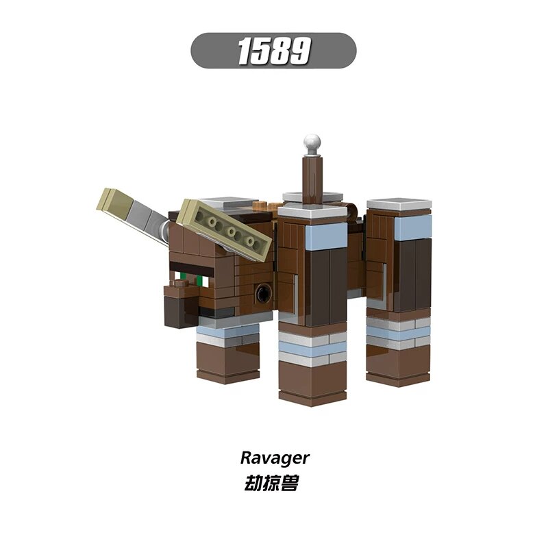 LEGO Minecraft Пиллерг Минифигурка - XH1589 Сборная Кирпичная Игрушка
