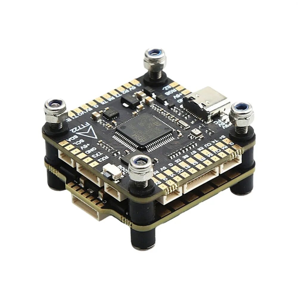 Полетный контроллер F722 Stack F7 BLS-60A 4-в-1 ESC 3-6S с двумя BEC, подходит для RC FPV автопилотов с 7-дюймовыми и 10-дюймовыми экранами.