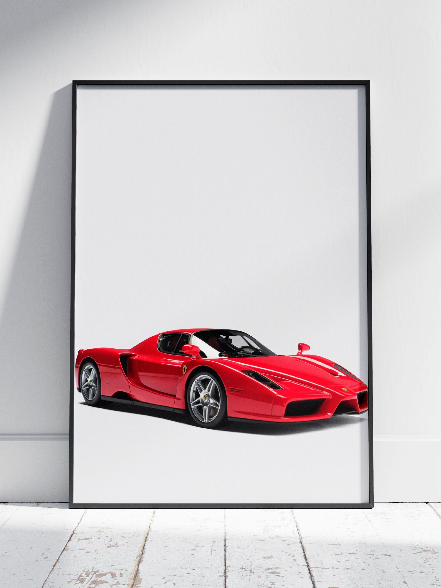 Плакат на стену для интерьера Легенды Авто (Феррари Энцо Феррари - Ferrari Enzo Ferrari 1) - Постер по машине формата A4 (21x30 см)