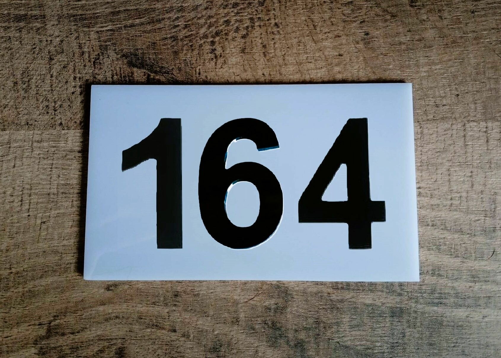 Цифры на дверь, табличка с номером 164