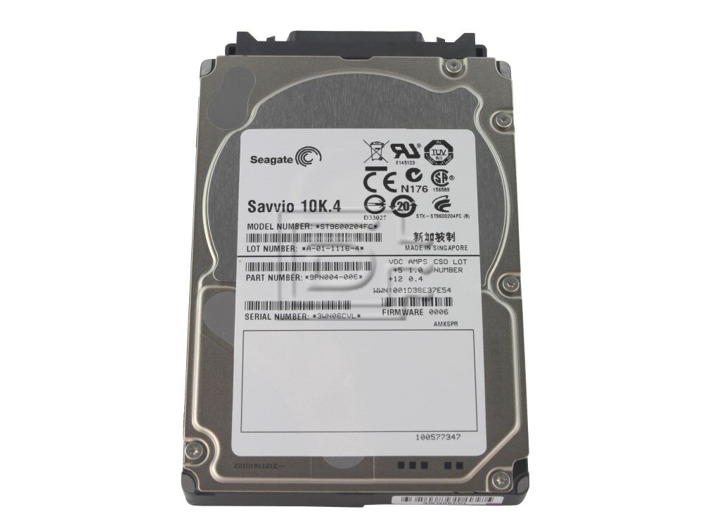 Жесткий диск Seagate ST9600204FC 600Gb 10000 Fibre Channel 2,5" HDD