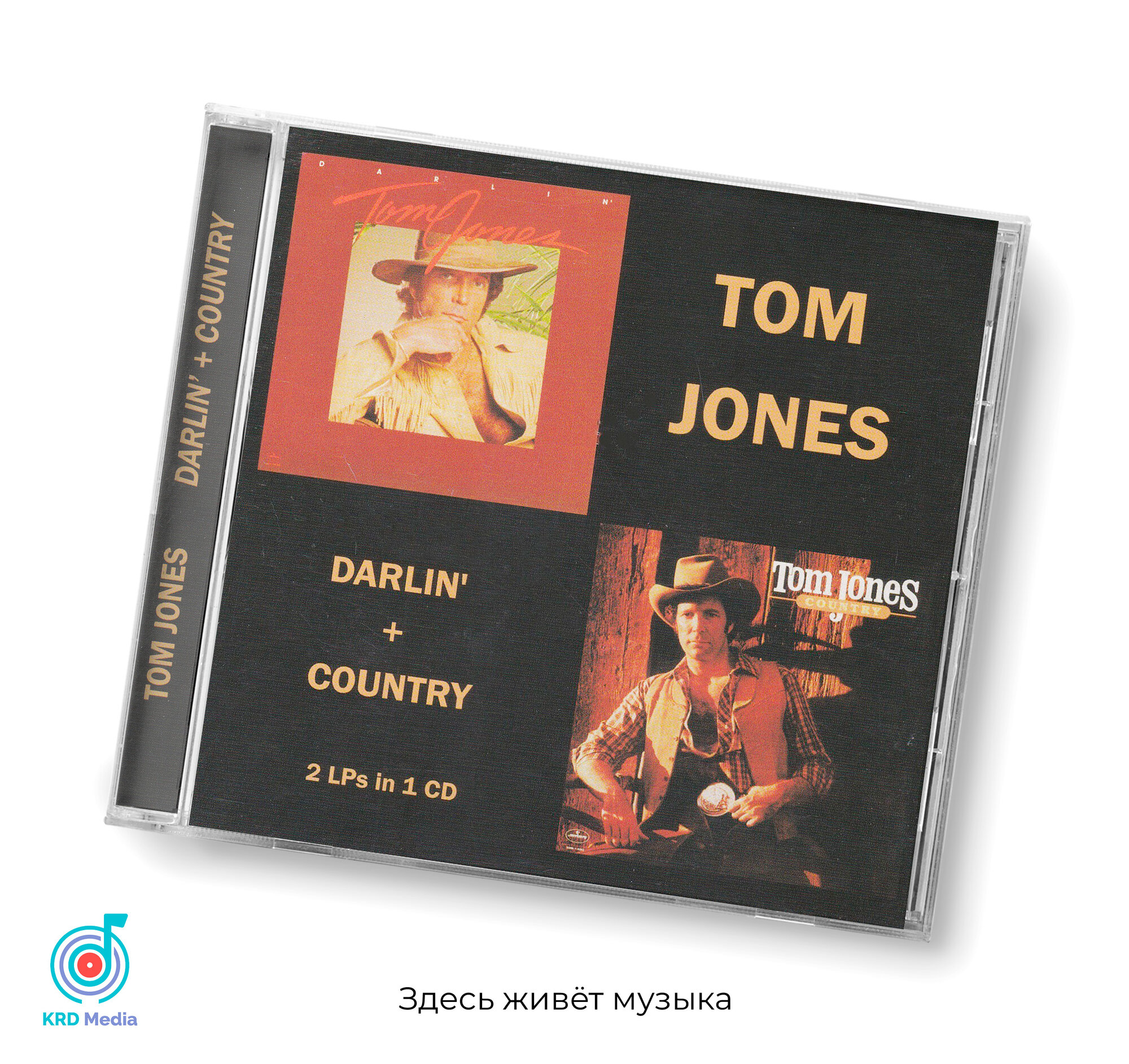 Tom Jones - Darlin' + Country (2 in 1), 1981/82, 4-page, CD-Аудио