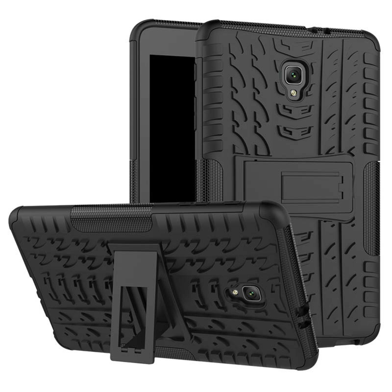 Противоударный усиленный чехол-бампер MyPads для Samsung Galaxy Tab A 8.0 (2018) SM-T387 с подставкой
