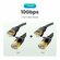 UGREEN Cat7 Ethernet кабель, 1m, черный, 2 шт.