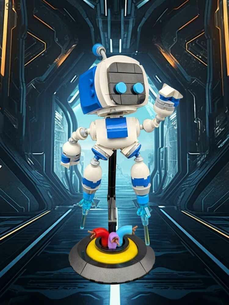 Пластиковый конструктор/Astro Bot,19cm184