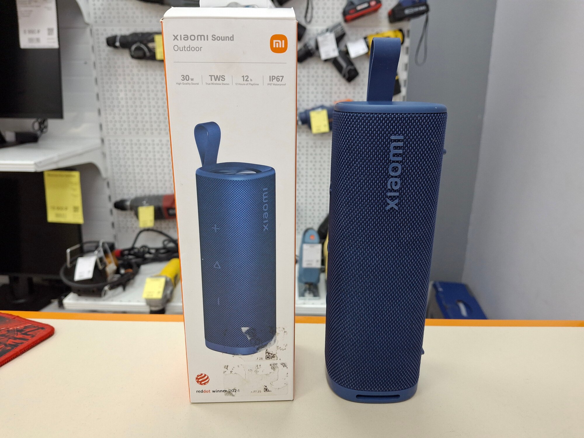 Колонка портативная Xiaomi Sound Outdoor MDZ-38-DB 30W Синяя (QBH42635GL)