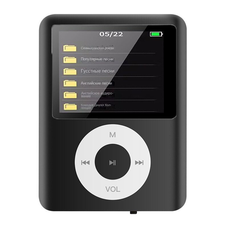 Экранное Bluetooth-плеер для школьников с MP3, MP4, FM, карта TF, 8 ГБ, портативный музыкальный проигрыватель