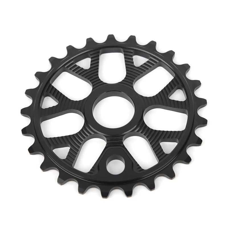 POLSO BMX звезда 28T черная алюминиевая