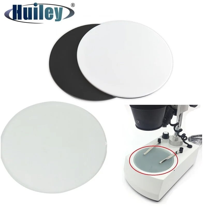 Платформа для стереомикроскопа HUILEY, 95mm Black White
