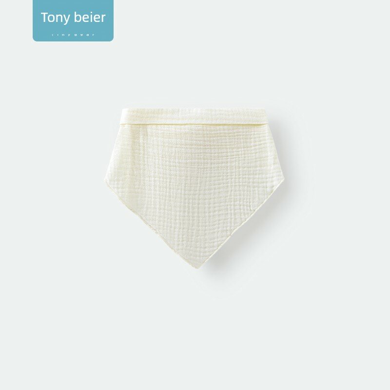 Полотенце-треугольник для новорожденных Tony Bear, салфетка для вытирания слюны, защита от рвоты, детский нагрудник из